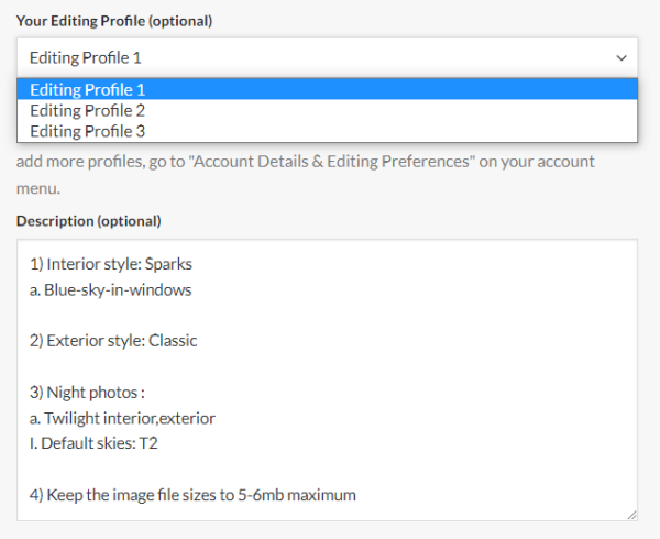 Create & Update Editing Profiles – Ursin Professional Editing